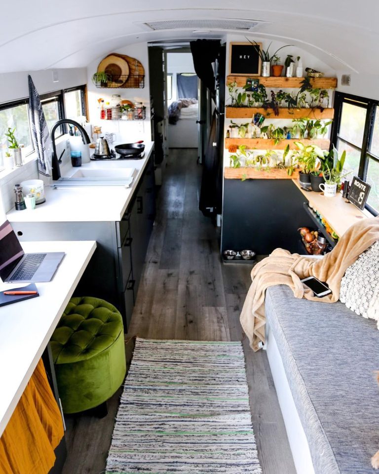 13 Skoolie Kitchen Ideas for Bus Life - Survival Tech Shop